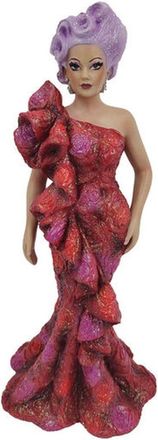 December Diamonds 55-55258 What a Drag, Lavendel Rose Drag Queen Ornament oder Figur