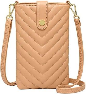 Generic Petit sac à bandoulière vertical et tendance pour femme, sac à bandoulière multifonction pour homme, rose, Taille unique