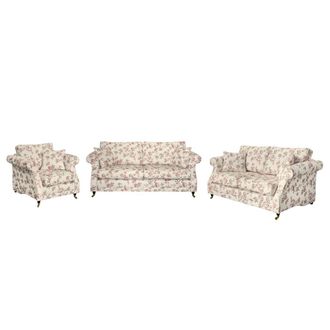 Maison Belfort home24 Polstergarnitur 3-2-1 Beige Webstoff Landhaus