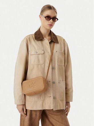 Calvin Klein Handtasche Bold Ck Camera Bag LV04F3220G Beige