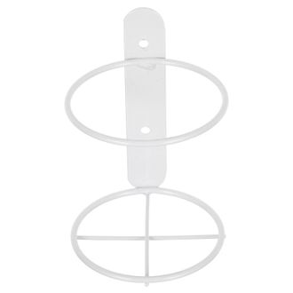 Angoily Wand Weinregal Metall Einzelner Flaschenhalter Weiß Platzsparend für Küche Esszimmer Bar mit Wandmontage