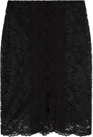 Motivi Spitzen-Bleistiftrock mit Muschelsaum - - Skirts - Damen - Schwarzk - L