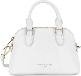 Lancaster Femme, Sacs, Blanc, Taille: ONE Size Sac demi lune Zipp&eacute; S Sierra Jia