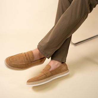 Bexley Muntiri - Mocassin homme camel