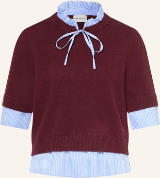 Claudie Pierlot Claudie Pierlot Strickshirt Im Materialmix lila