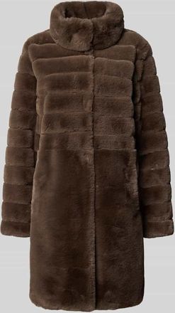 Petite M. Wendejacke aus Webpelz mit Stehkragen