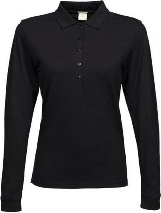 Tee Jays Langarm-Poloshirt Ladies Stretch Long Sleeve Poloshirt