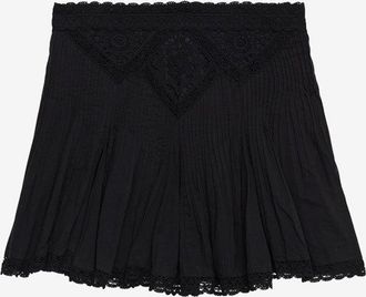 Isabel Marant Jupe Goldie - Femme - Noir - Taille 36 - Marant Étoile