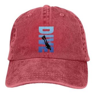Generic Casquette de baseball de plong&eacute;e sous-marine multicolore chapeau &agrave; visi&egrave;re pour femme Bleu fonc&eacute; Visi&egrave;re personnalis&eacute;e Chapeaux de protection Cadeau