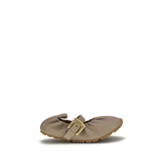Balmain Ballerines Bos Taurus - Femme - Chaussures - Gris - Taille: 39 EU
