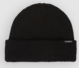 Element Mid Heavy Knit Solid Beanie flint black