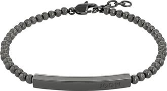 Joop Armband Edelstahl Herren Armschmuck, 20+2 cm, Grau, Kommt in Schmuck Geschenk Box, 2038993