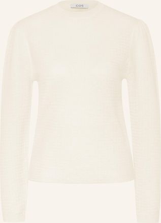 COS Cos Pullover Mit Mohair weiss