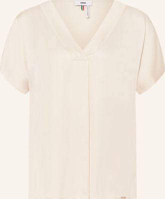 Cinque Cinque Blusentop Civane Im Materialmix beige
