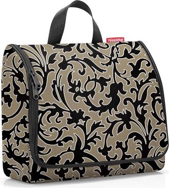 Reisenthel toiletbag XL Baroque Marble - praktischer Kulturbeutel mit Haken, wasserabweisendes Material