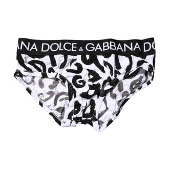 Dolce & Gabbana Badeshorts mit geometrischem Druck - - Underwear - Herren - Wei&szlig; - S