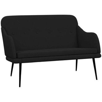 vidaXL vidaXL Banc Noir 110x76x80 cm Tissu