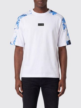 Versace Jeans Couture T-shirt oversize en coton &agrave; imprim&eacute; baroque