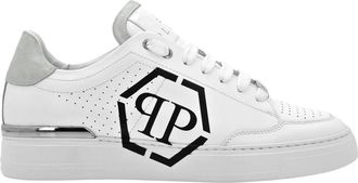 Philipp Plein Baskets basses Hexagon - Homme - Chaussures - Blanc - Taille: 46 EU