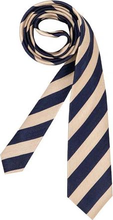 Olymp Herren Krawatte beige College-Streifen