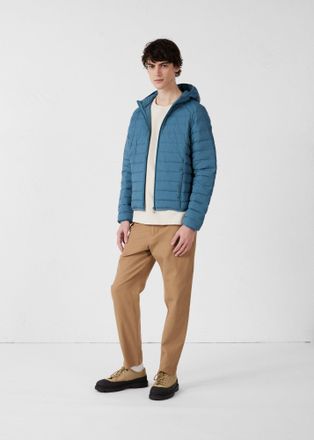 Jott Doudoune l&eacute;g&egrave;re stretch &agrave; capuche Encre de mer Frantz - Taille XXL