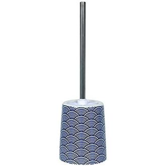 MSV Brosse WC avec Support Céramique BENTO Bleu