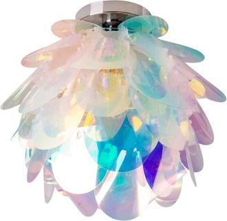 N&auml;ve Deckenleuchte Deckenlampe Schlafzimmerleuchte 1 flammig bunt E27 D 40 cm