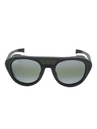 Vuarnet Sonnenbrille mit rundem Gestell - Schwarz