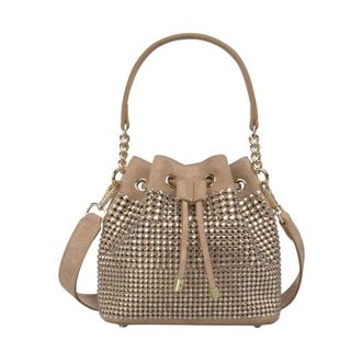 Alma En Pena Rhinestone Eimer Tasche - - Bags - Damen - Beige - ONE SIZE
