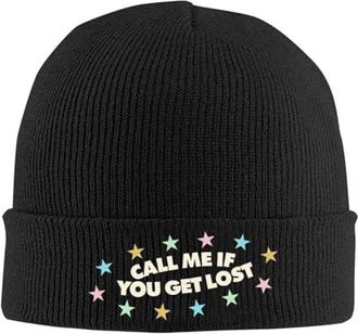 Generic Chapeau dHomme, Stars Text, Mots perdus, Appel, Hommes Femmes, Unisexe Chapeau tricot&eacute;, Bonnet, Bonnet Hiver, Chaleur Thermique, No&euml;l, Cadeau de rando