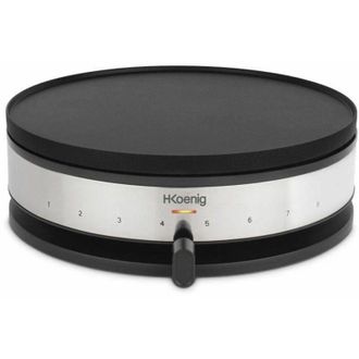 H.Koenig Hkoenig KREP56 Elektrische Cr&ecirc;pesplatte aus Edelstahl