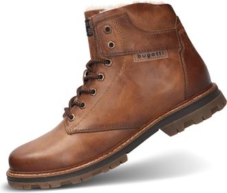Bugatti Herren-321-AH253-1200-6300-Stiefel Warmfutter,cognac,44