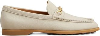 Tod's Textured Ecru Slip-On Flats - Gr. 37,5 (EU) - in Beige