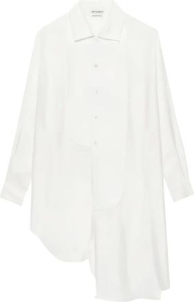 J.W.Anderson Femme, Blouses et Chemises, Blanc, Taille: 34 FR Tuxedo Drape Dress