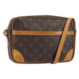 Louis Vuitton Sac bandouli&egrave;re en toile Pre-owned - Femme - Pre-owned - Brun - Taille: ONE Size