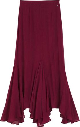 HUGO BOSS Femme, Jupes, Rouge, Taille: 44 FR Jupe mi-longue asym&eacute;trique C Vilezia
