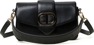 Twin-Set Mittelgro&szlig;e Amie Schultertasche - Schwarz