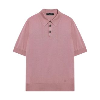 Dolce & Gabbana Polo - - Tops - Herren - Rosa - M