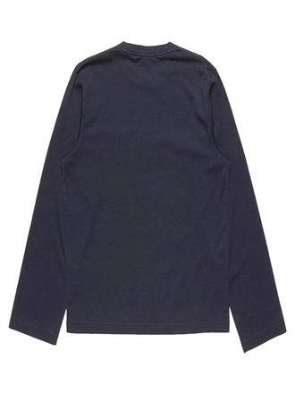 Acne Studios Embroidered Logo T-Shirt - Navy