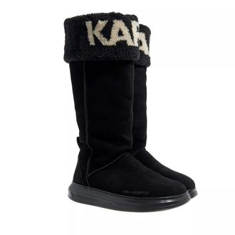 Karl Lagerfeld Stiefel & Boots - Kapri Kosi Karl Logo Hi Boot - Gr. 36 (EU) - in Schwarz - f&uuml;r Damen