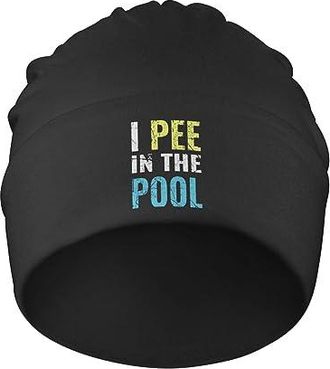 Generic Femme Homme Bonnet &Agrave; Revers Mignon, Je Fais Pipi dans La Piscine Bonnets De Ski Mode Hiver Chapeaux Chaud Bonnet dhiver pour Ski Cyclisme Patinage