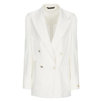 BRIGLIA 1949 Femme, Vestes, Blanc, Taille: 38 FR Blazers