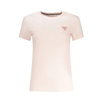 Guess Femme, Tops, Rose, Taille: 44 FR Rhinestones T-Shirt