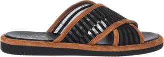 Baldinini Femme, Chaussures, Noir, Taille: 39 1/2 EU Mule en maille et daim