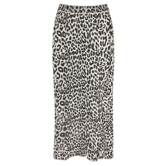 A Paper Kid Langer Animalier-Rock - - Skirts - Damen - Mehrfarbig - XS