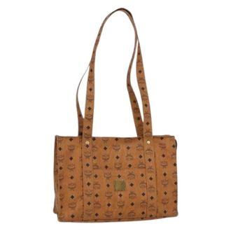 MCM Sac bandouli&egrave;re en plastique Pre-owned - Femme - Pre-owned - Brun - Taille: ONE Size