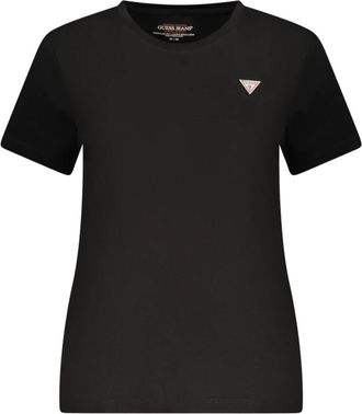 Guess Kurz&auml;rmeliges T-Shirt - - Tops - Damen - Schwarzk - S
