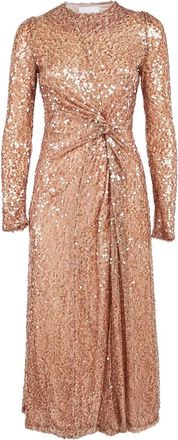 Galvan robe &agrave; sequins - Tons neutres