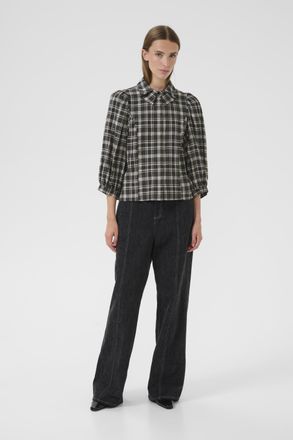 Karen by Simonsen Langarm-Bluse KBBelis Langarm-Bluse Feminine white black