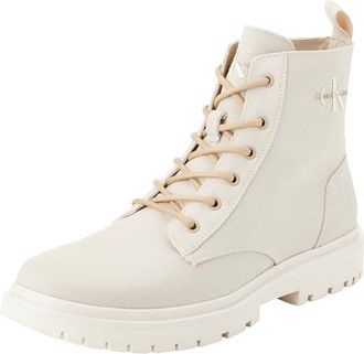 Calvin Klein Jeans Ym0ym00965 Bottes à Lacets en EVA pour Homme Mix ML Sat, Beige Coquille doeuf Blanc crème, 44 EU